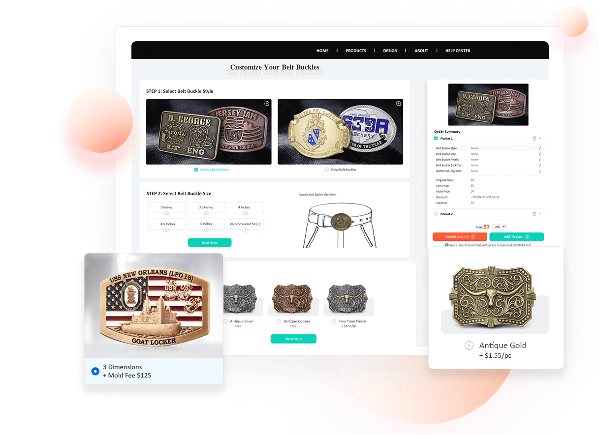 Custom Belt Buckles Canada | Unique & Quality Guarantee | BPS