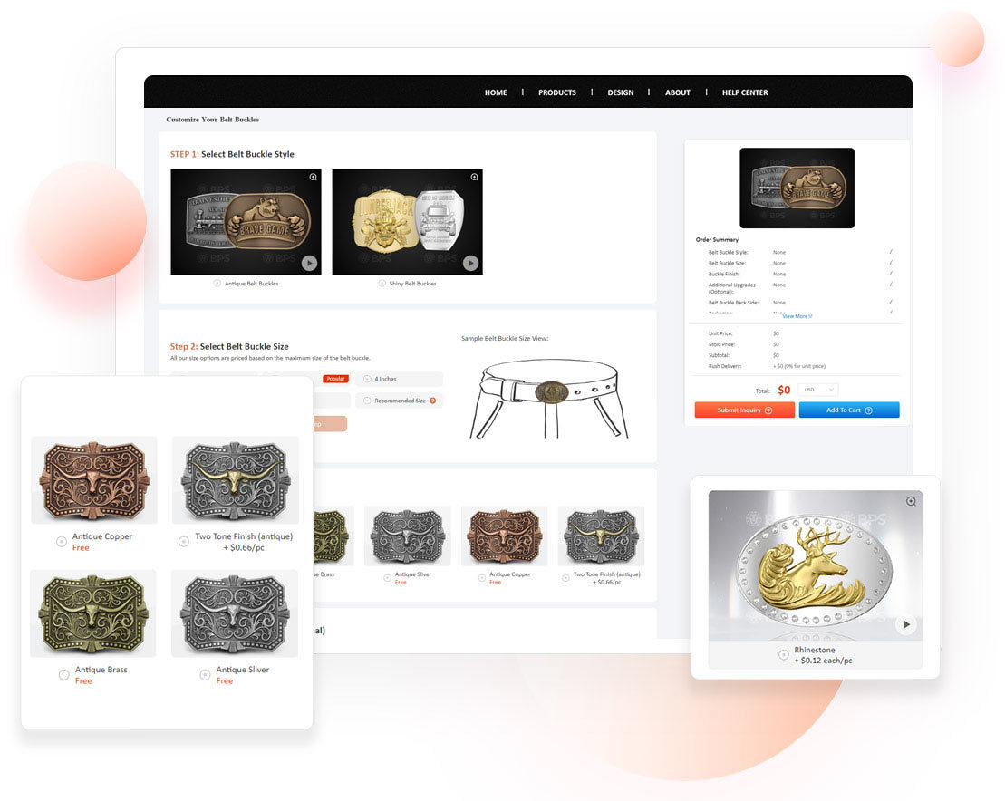 Custom Belt Buckles | Exquisite Craft, Free Design - BPS